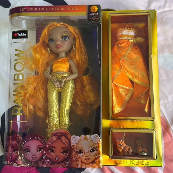 Rainbow | Accessories | Rainbow High Fashion Doll Meena Fleur Series 4 ...